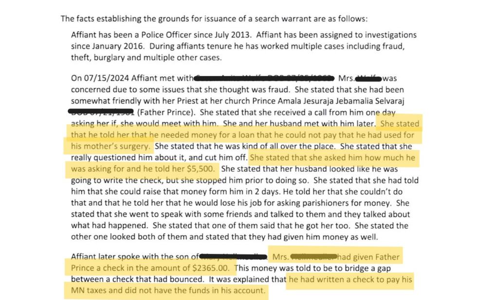 Former Wabasha priest accused of defrauding parishioners Former Wabasha priest accused of defrauding parishioners