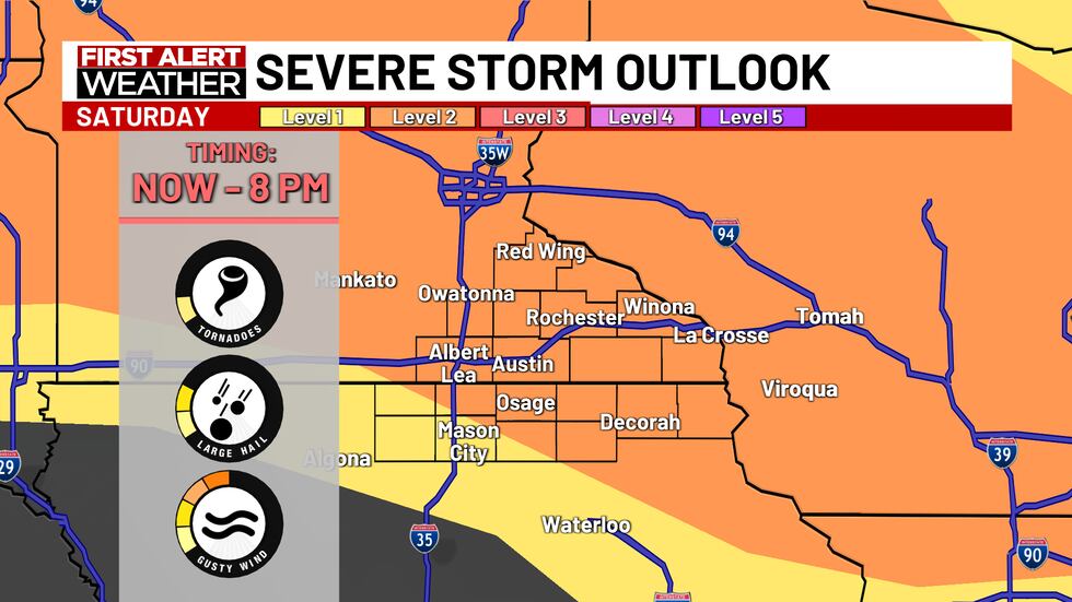 First Alert Day Strong To Severe Storms Possible Tonight